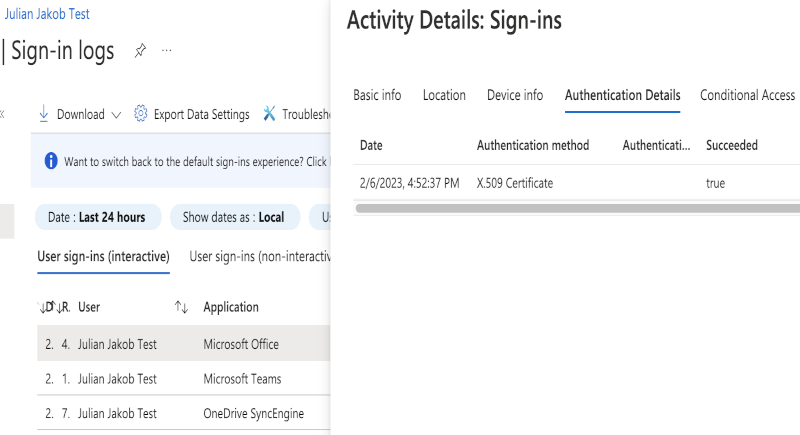 Citrix FAS – Azure AD CBA Single Sign-On (SSO) without a PRT