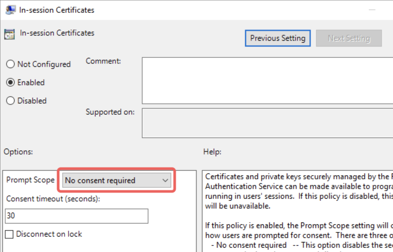 Citrix FAS – Azure AD CBA Single Sign-On (SSO) without a PRT