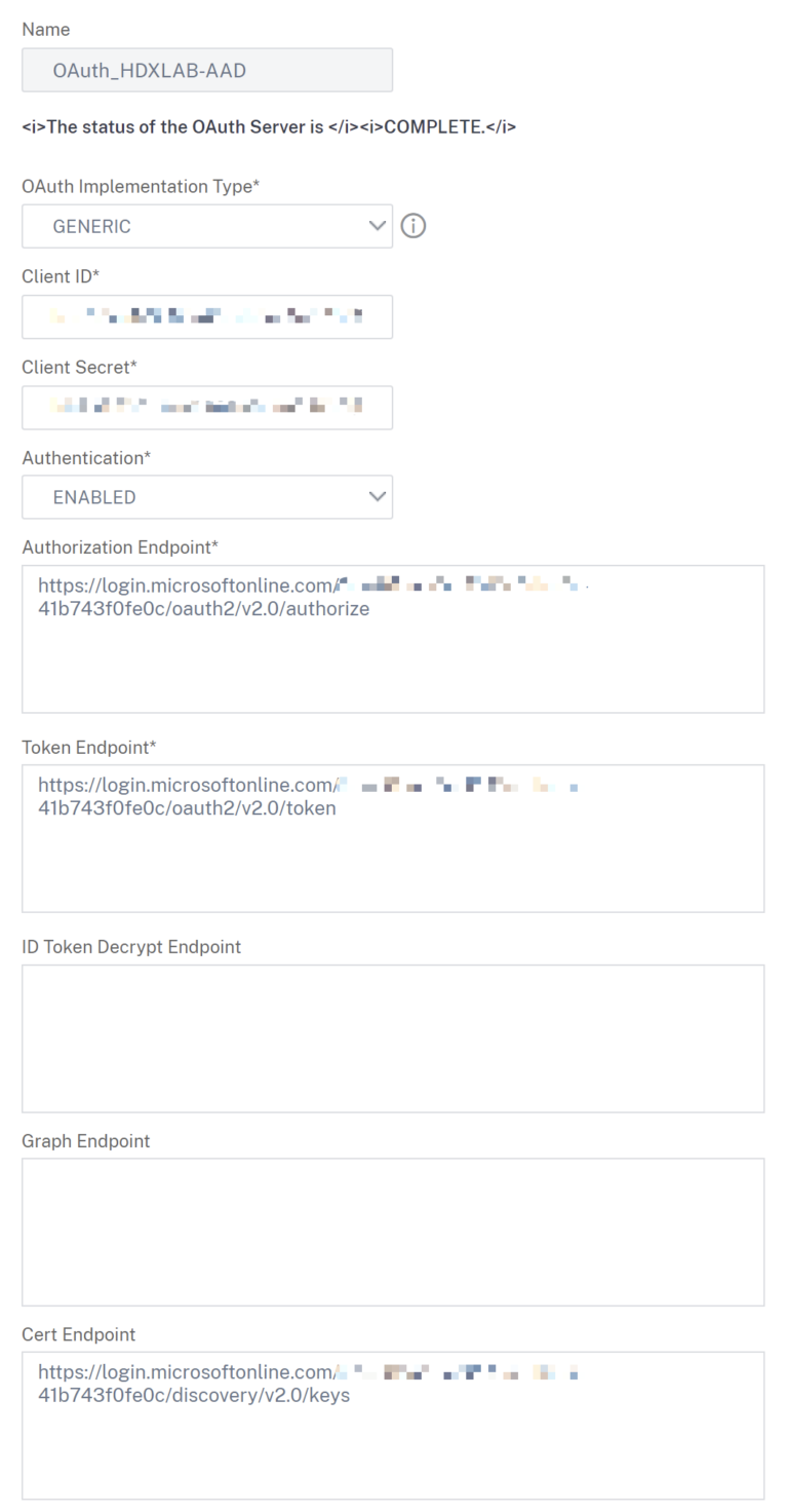 NetScaler - OAuth to Azure AD with login_hint Subject Field