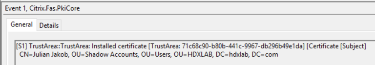 Citrix FAS - SID Lookup Mismatch with Citrix DaaS